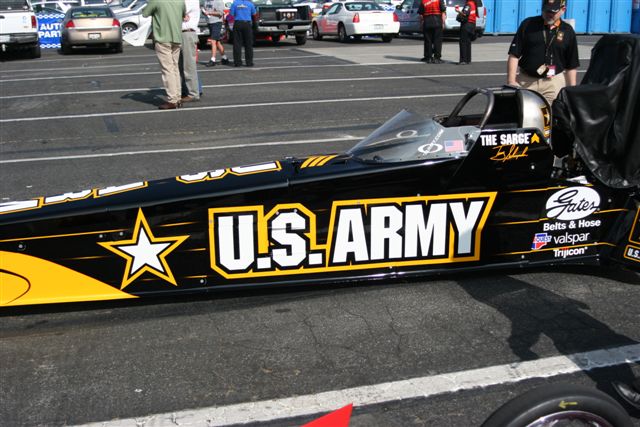 2007 ARMY TOP FUEL DRAGSTER DRIVEN BY TONY SCHUMACHER